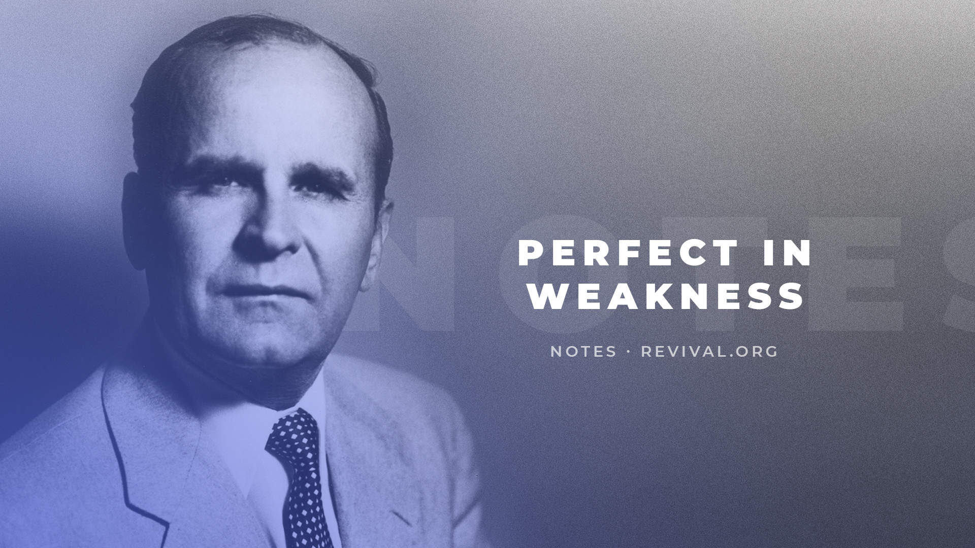 Perfect In Weakness | New Hope Revival Ministries
